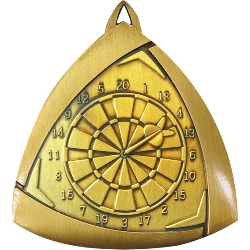M1215G Darts Medal - RECOGNIZEME Trophies and Medals
