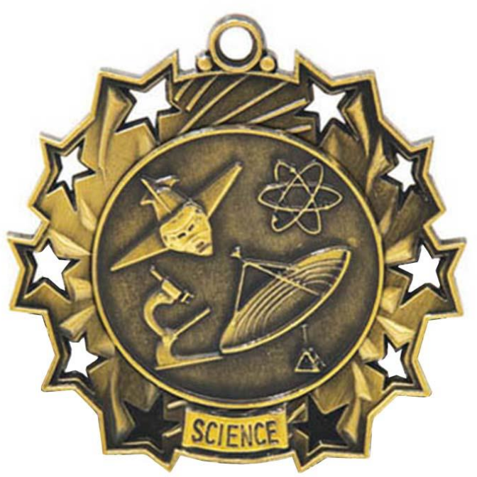 M7002S Science Medal - RECOGNIZEME Trophies and Medals