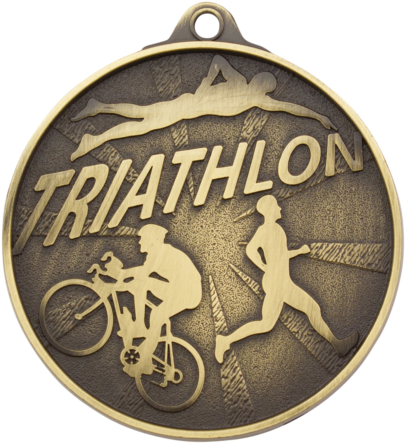 MC17G Triathlon Medal - RECOGNIZEME Trophies and Medals