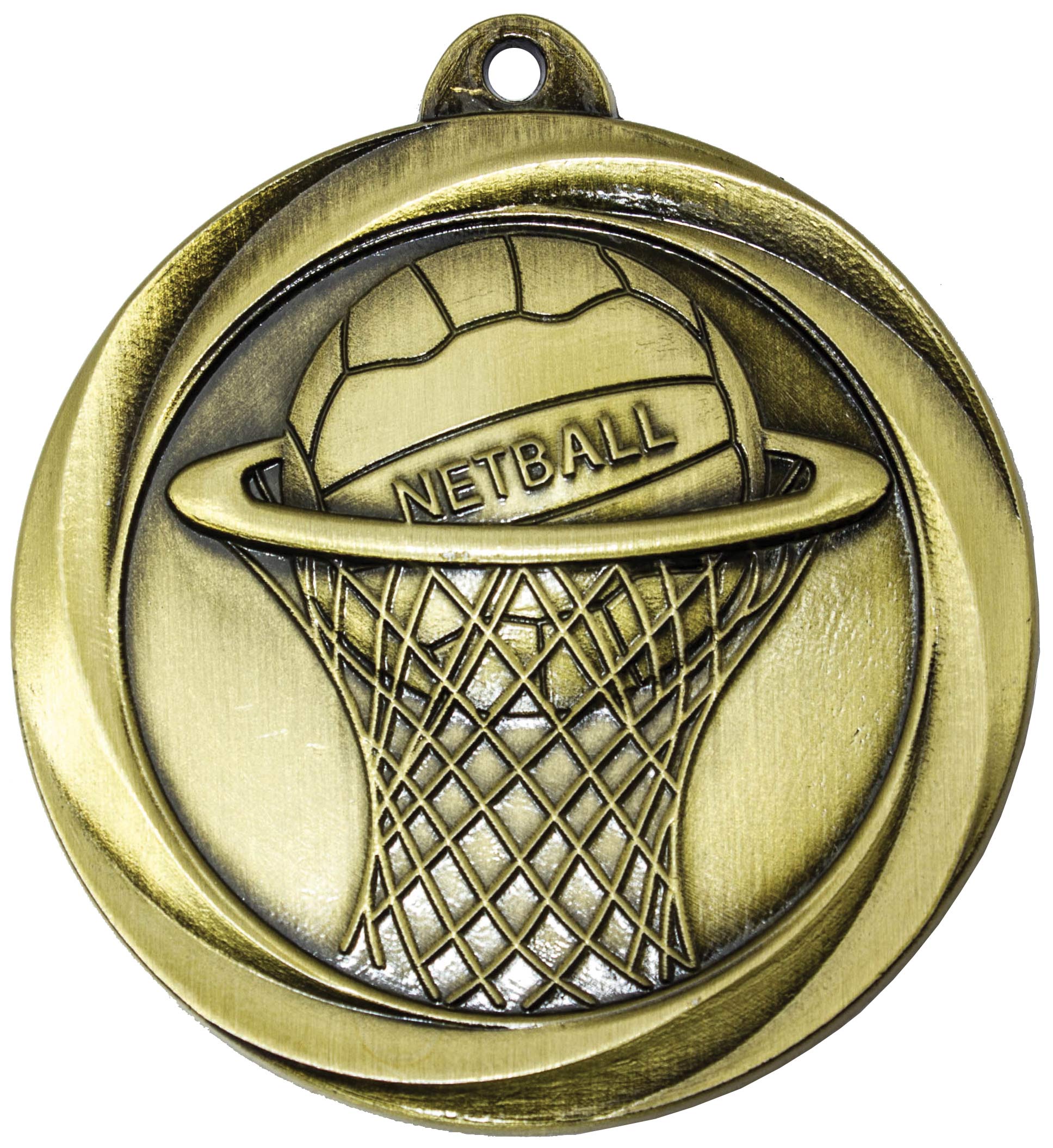ME911G Netball Medal - RECOGNIZEME Trophies and Medals