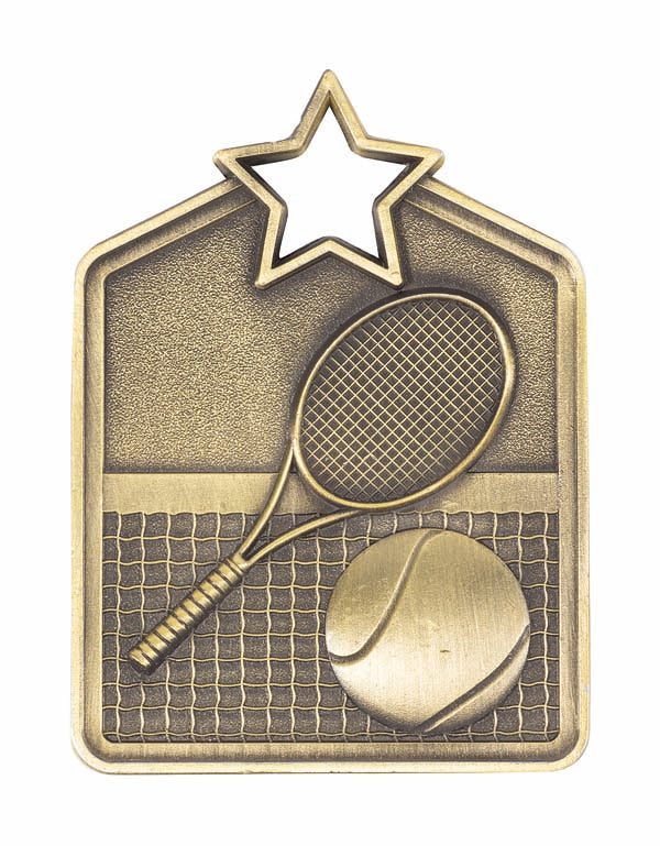 MS2058AG Tennis Medal - RECOGNIZEME Trophies and Medals