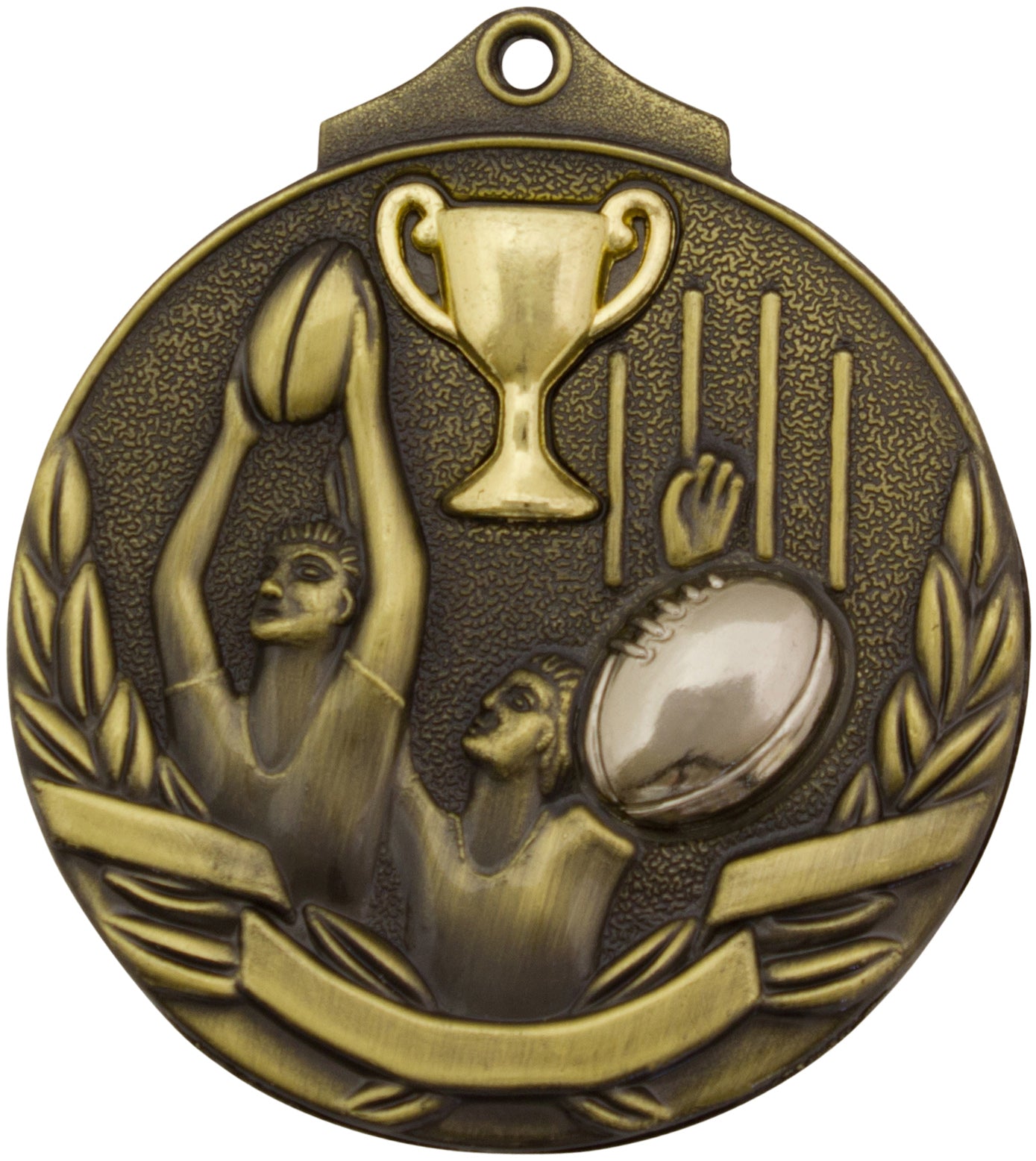 MT912G AFL Medal - RECOGNIZEME Trophies and Medals