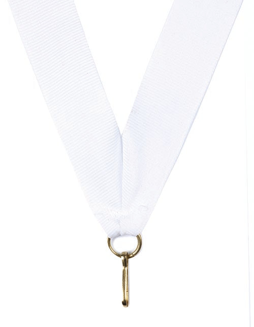 KK31 White Medal Ribbon - RECOGNIZEME Trophies and Medals
