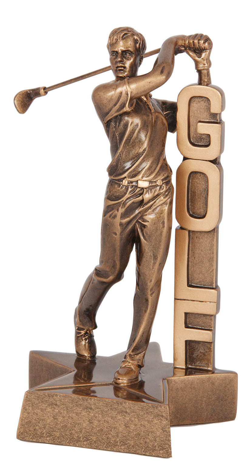 RST407 Golf Trophy - RECOGNIZEME Trophies and Medals